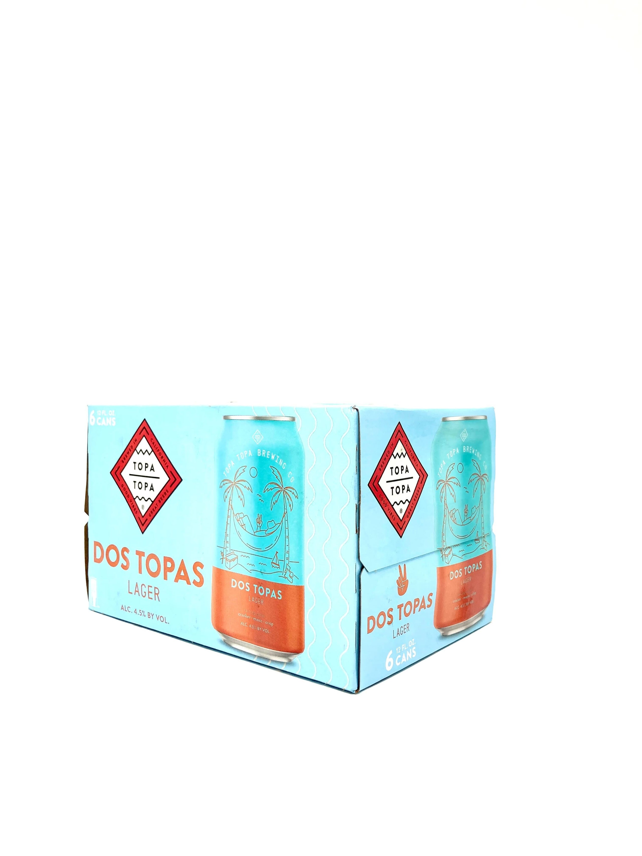 TOPA TOPA DOS TOPAS 6PK 12OZ CANS 4.5% ABV | #gethilo On-Demand ...