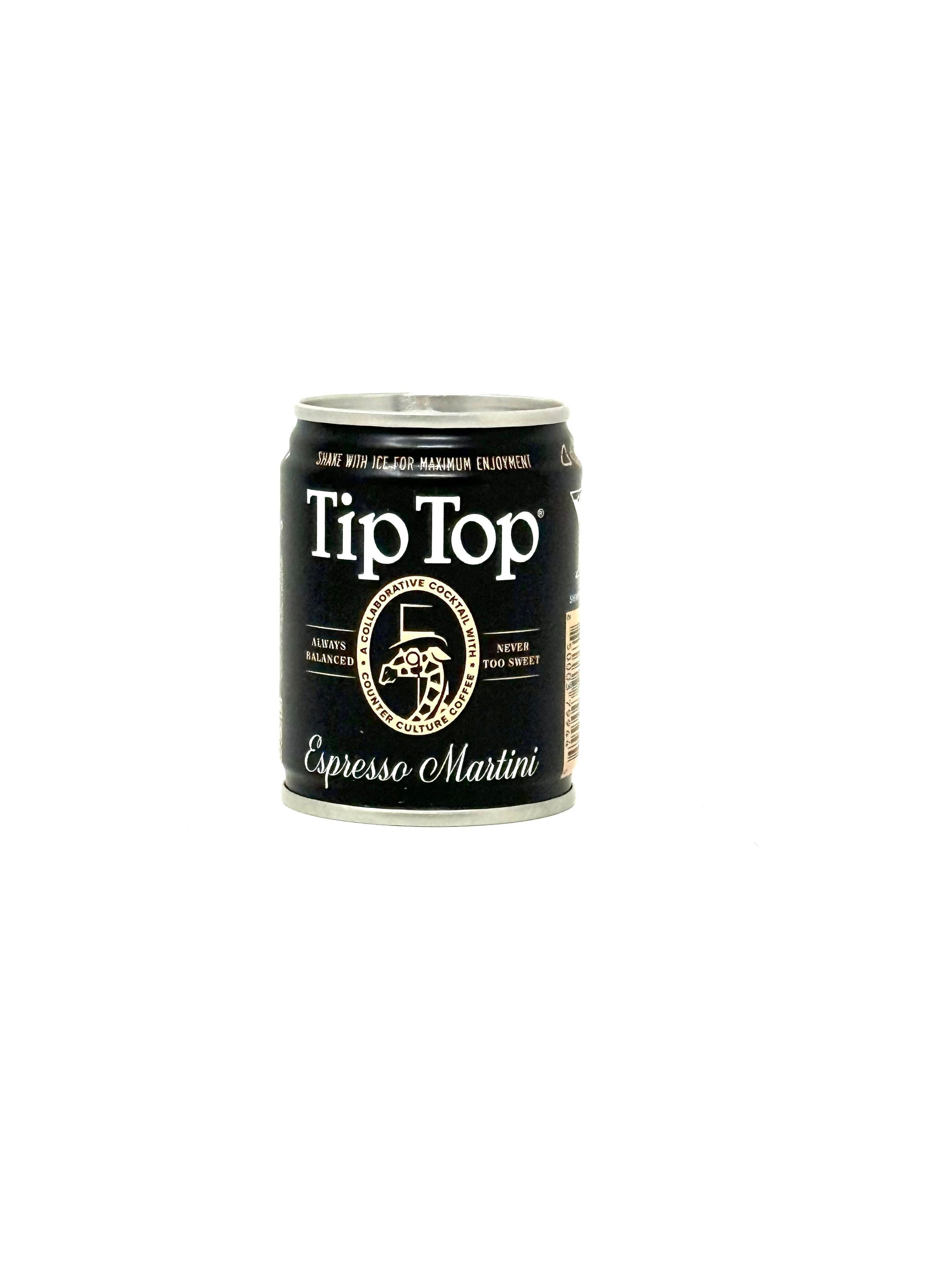TIP TOP ESPRESSO MARTINI CAN COCKTAIL 100ML 22%ABV | #gethilo On-Demand ...