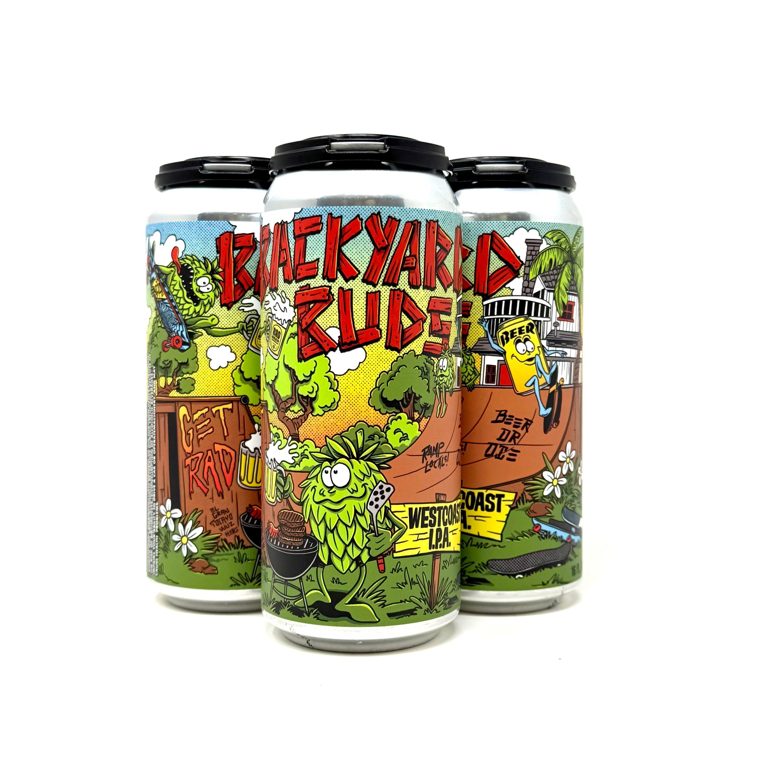RAD BEER BACKYARD BUDS 4PK 16OZ CANS 7% ABV | #gethilo On-Demand ...