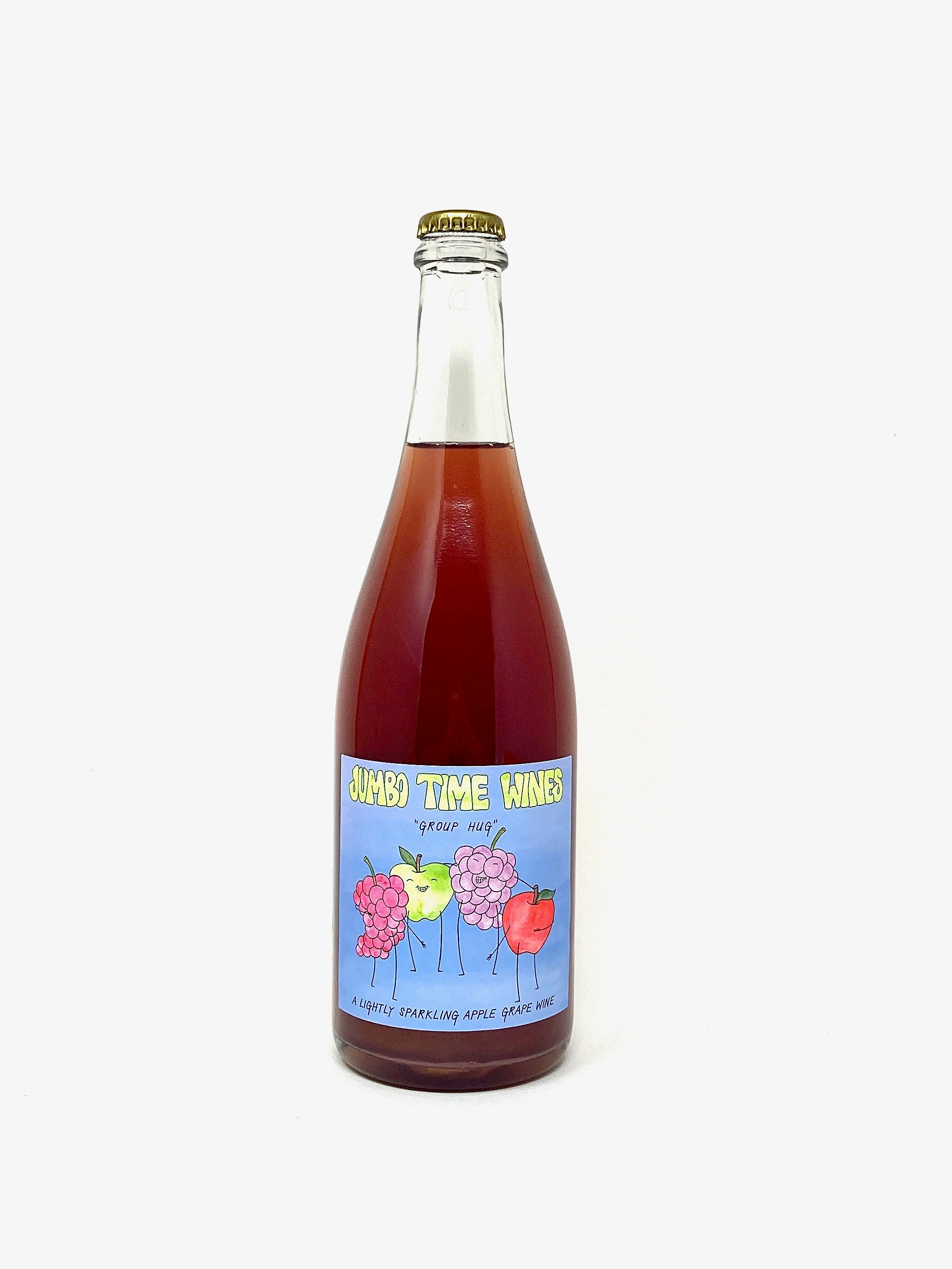 JUMBO TIME WINES 2023 "GROUP HUG" SPARKLING APPLE-GRAPE CIDER WINE ...